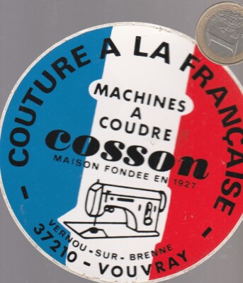 Autocollant. C15. Electro ménager. COSSON à Vouvray | eBay