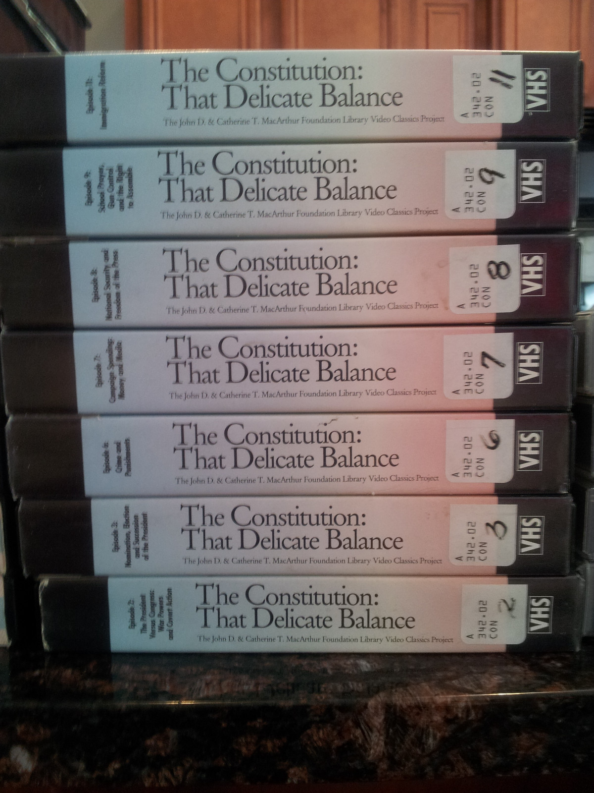 The Constitution: That Delicate Balance (7 of 13 Episodes) VHS RARE ...