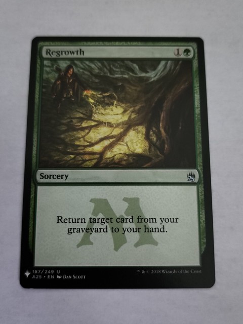 MTG Regrowth Mystery Booster - Masters 25 187/249 Regular Uncommon for ...