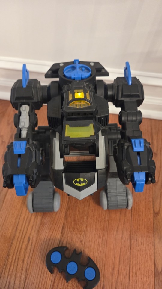 Imaginext Batman Batbot RC Transforming Robot Tank w/Remote READ ...