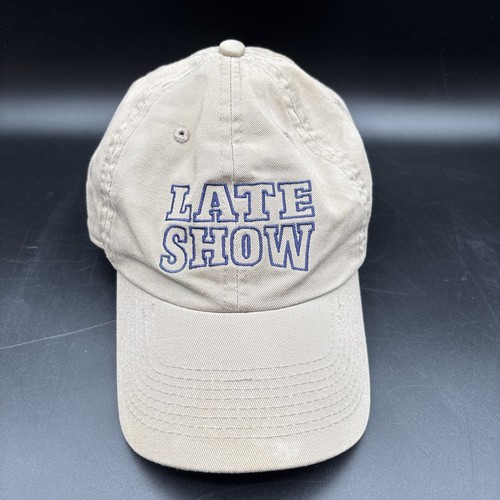 Vintage 90s David Letterman Embroidered Late Show Adjustable Strap Hat ...