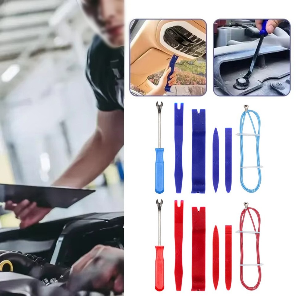 Clip Remover Set Trim Removal Panel Puller ABS Plastic Non-marring ...