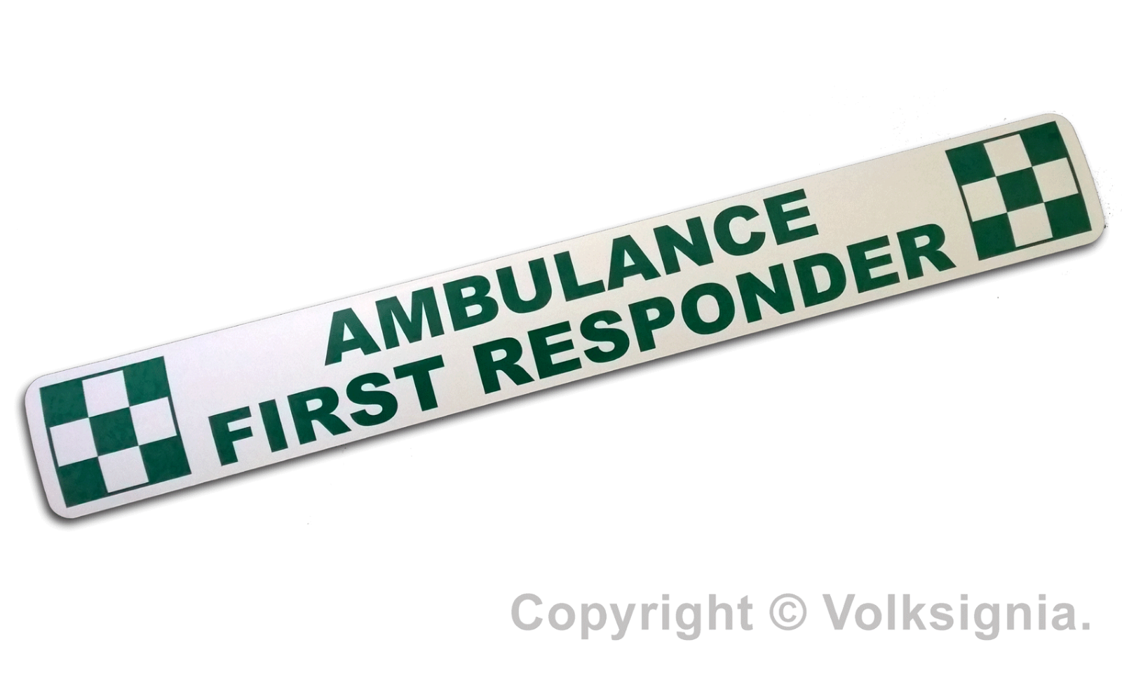 Ambulance First Responder Magnetic Strip - Vehicle Sign - First ...