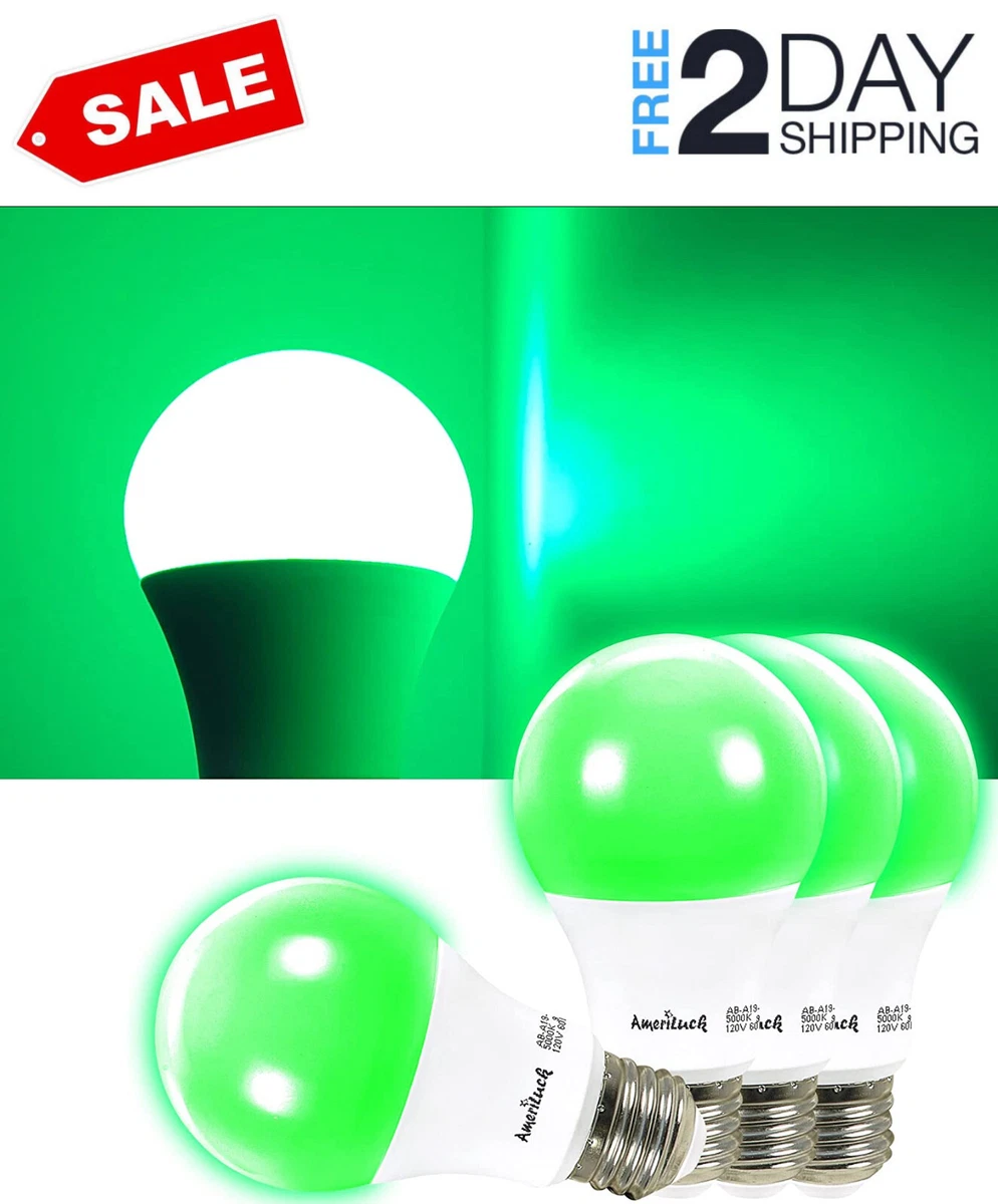 Green Colored Light Bulbs
