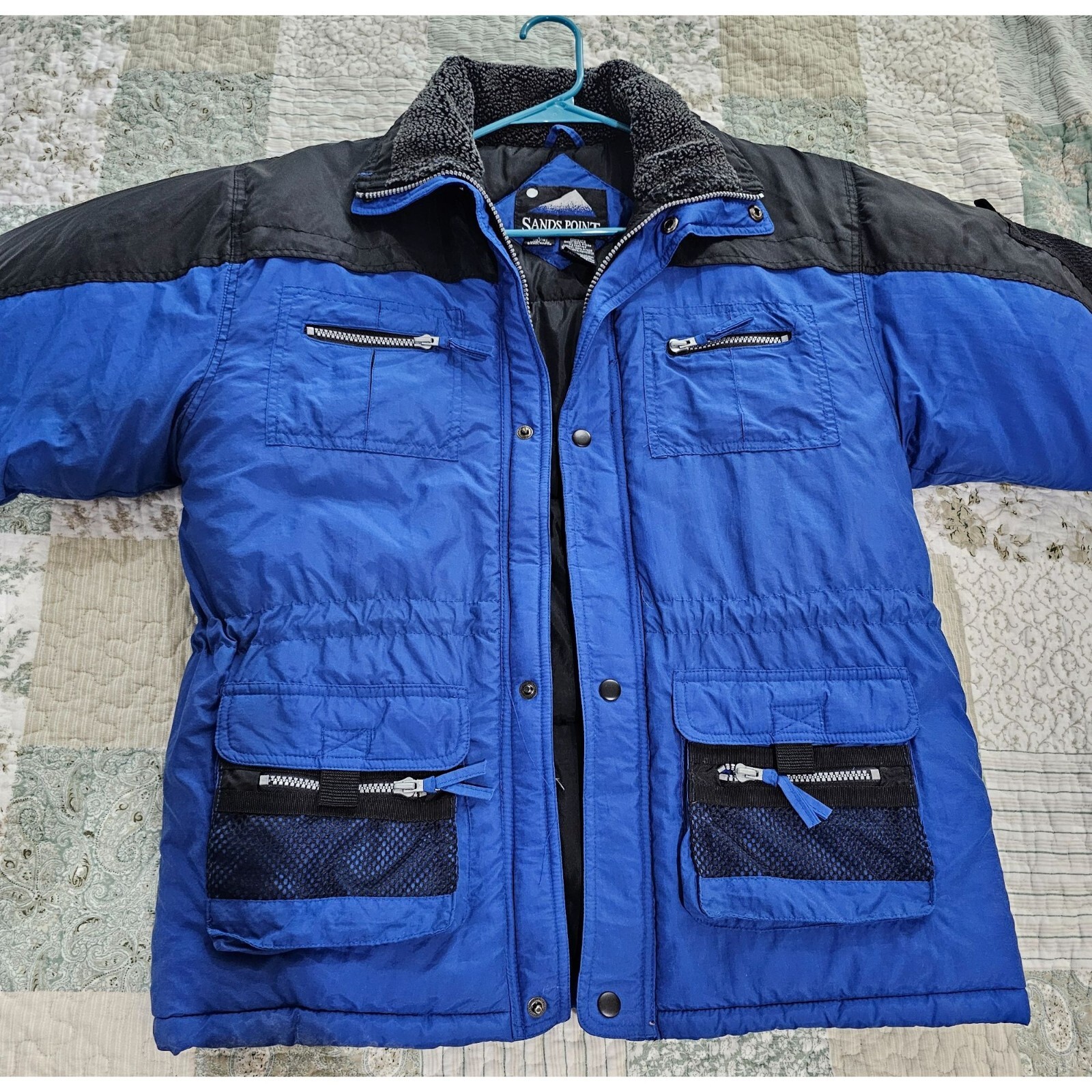 Vintage Sands Point Puffer Jacket Men's Coat Large - Gem