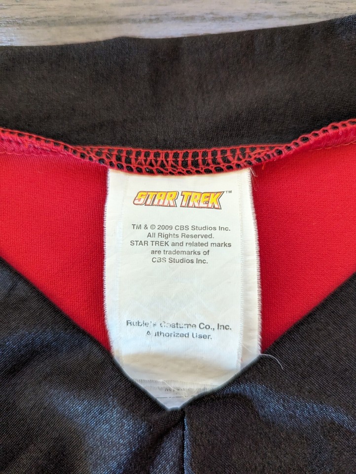 Rubies Star Trek Scotty's Shirt 2009 Long Sleeve Size L | eBay