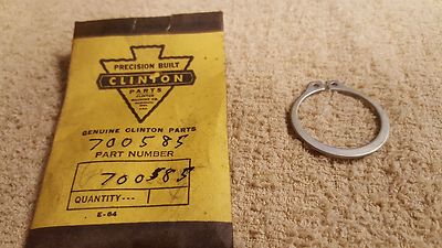 New Clinton air cooled gas engine outside circlip ring old # 700585 New ...