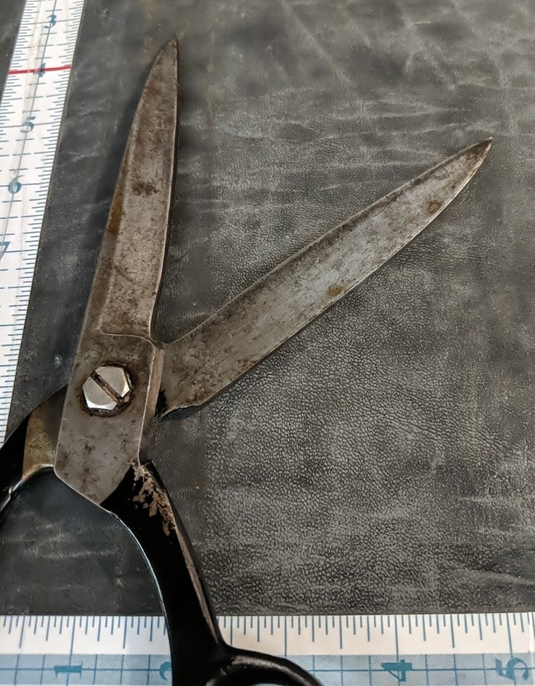 VINTAGE WISS INLAID 20 W HEAVY DUTY SCISSORS STEEL FORGED | eBay
