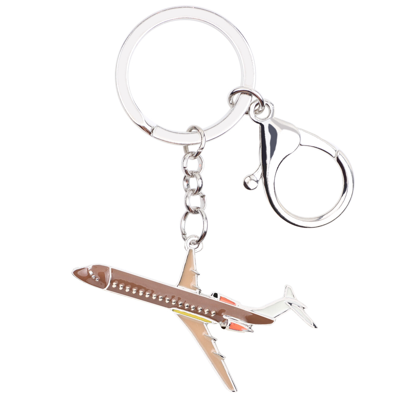 Enamel Alloy Novelty Airplane Plane Keychain Car Key Ring Jewelry Gift ...