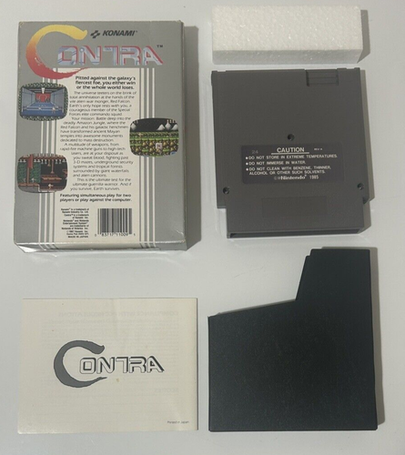Contra NES CIB (Nintendo, 1988) Complete Authentic Konami W/. Box | eBay