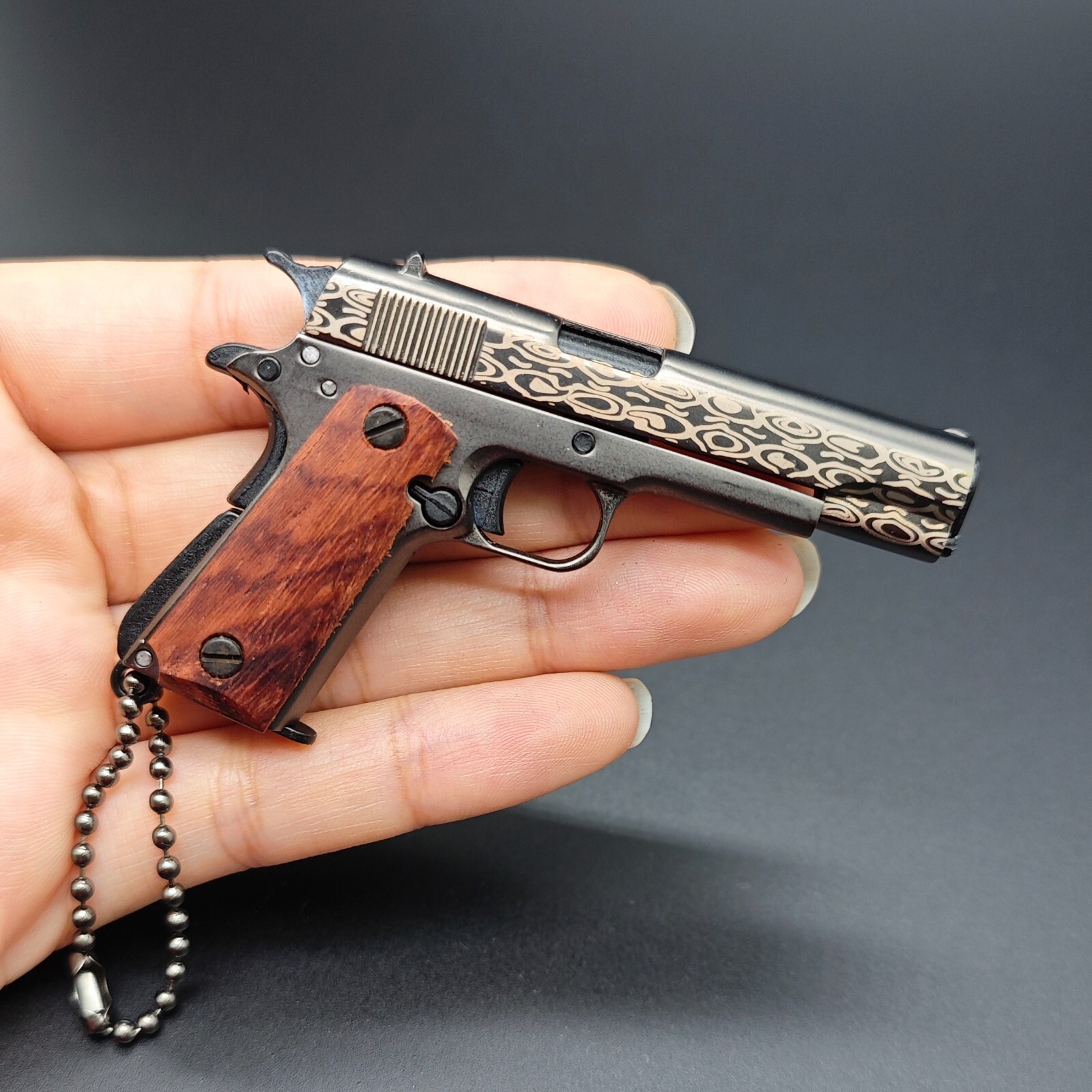 Limited Edition 1911 Keychain, Metal Gun Keychain Pistol Keychain for ...