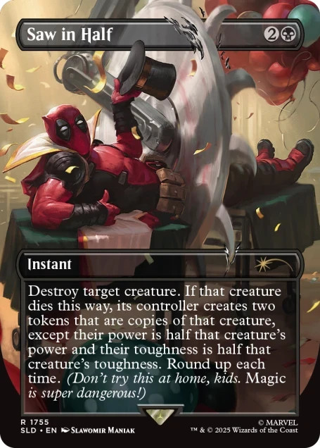 MTG Secret Lair x MARVEL's Deadpool April Pool's Day New Blacker Lotus ...