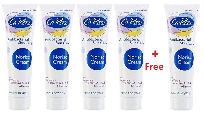 Ca-Rezz® Antibacterial Skin Care Cream w/ Aloe Vera, Vits A,D & E (5 ...