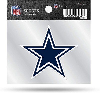Dallas Cowboys Sticker Decal 4x4 Inch Clear Backing Auto Home | eBay