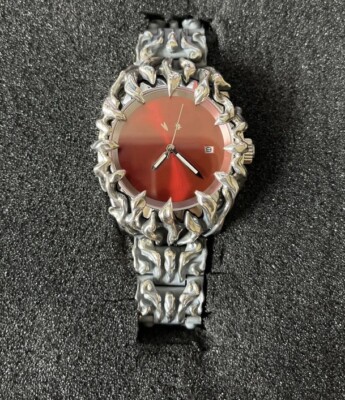 Alabaster Industries Watch- Silver Hawk In Red Jasper | eBay