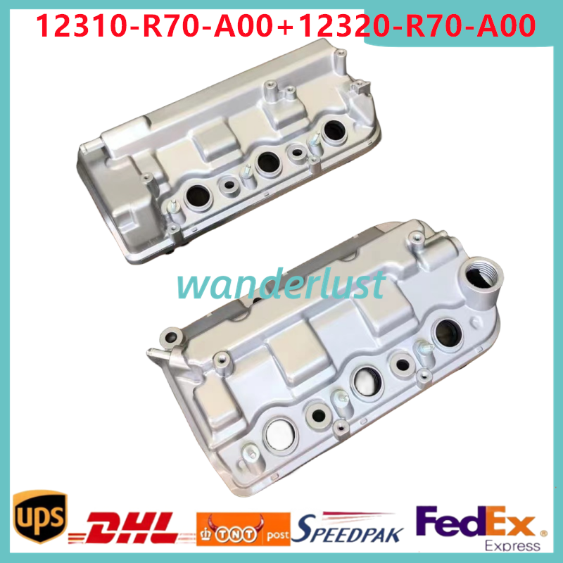 New Front+Rear Engine Valve Covers For Honda PILOT 3.5L 2012-2015 12310 ...