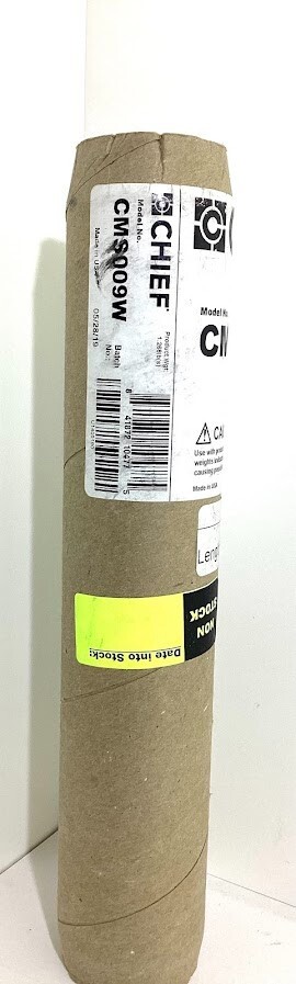 Chief 9" Fixed Extension Column - White (CMS009W) | eBay