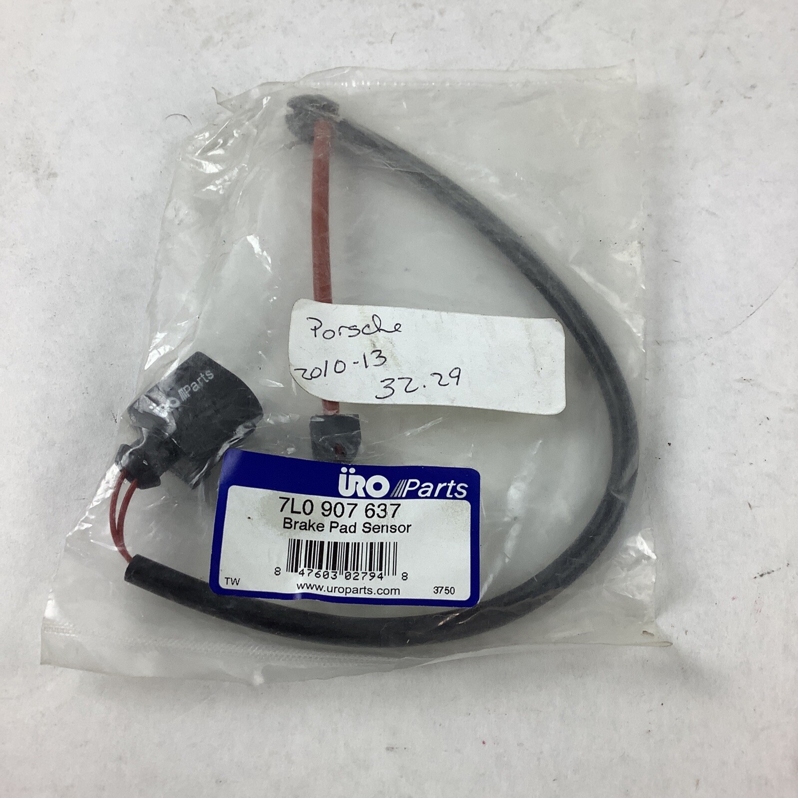 URO Parts FOR Audi VW Porsche Front Brake Pad Sensor *New* 7L0 907 637 ...