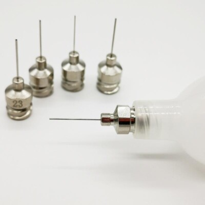 12X 1/2" Stainless Steel Dispensing Needles Blunt Tip Precision All ...