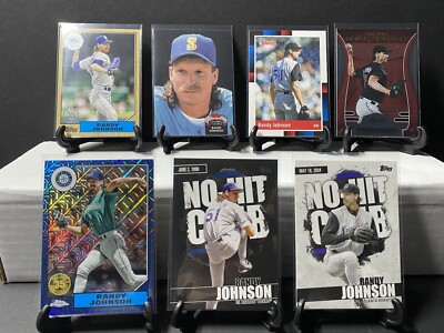 Randy Johnson Lot No Hit Club Black SP 107/299 + Silver Pack Blue SP 88 ...