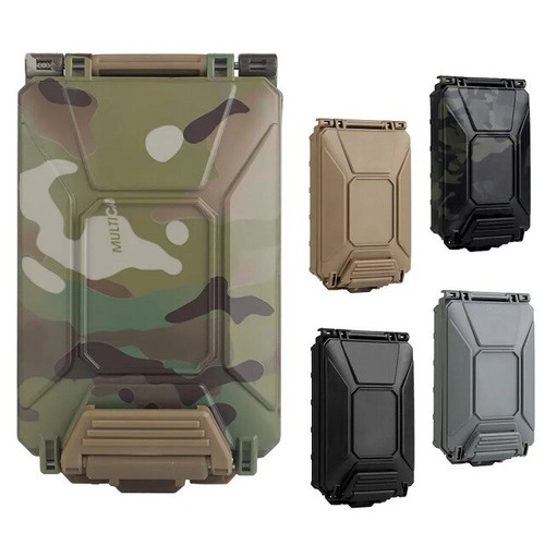Battery Case For CR2032 AAA 18650 18350 CR123A Molle Airsoft Vest ...