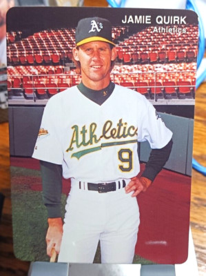 1992 Mother's Cookies Baseball Card of Jamie Quirk (A's) #15 (NM) Free ...