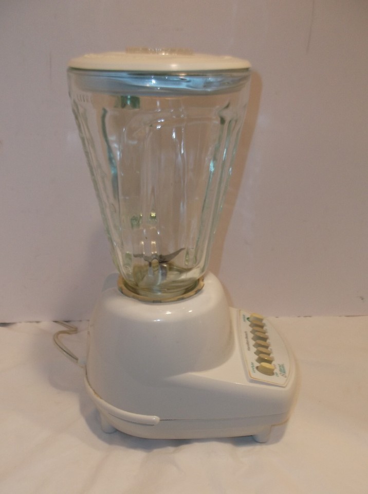 HAMILTON BEACH BLENDER White 8-Speed Model #58200 W/Glass Pitcher | eBay