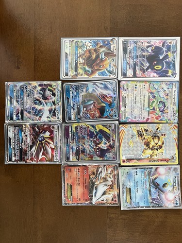 Pokemon TCG Rare EX GX Full Art Trading Card Collection (11 Pokemon EX ...