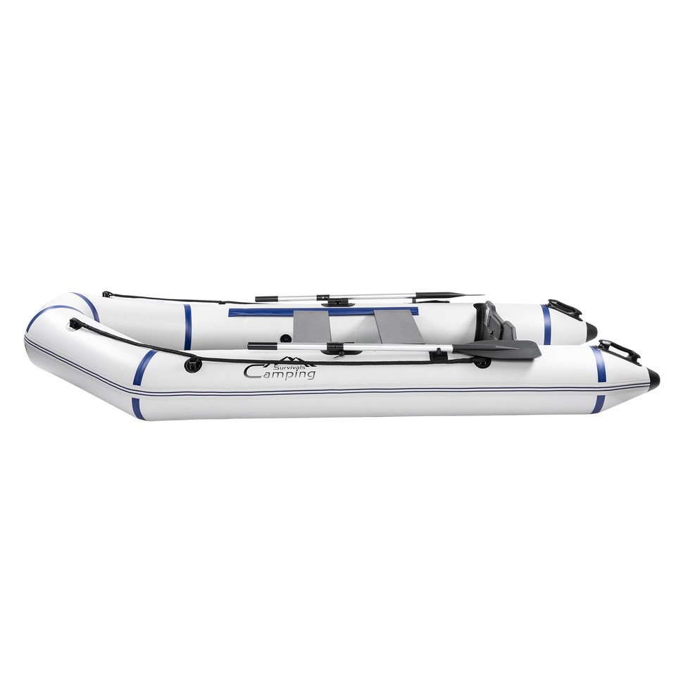 Full Set 10ft Inflatable Water Tender Rafting Fishing Dinghy Boat with ...