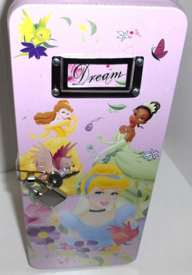 Dream Princesses-Disney`Personal Student Locker...W/Lock & Key`Sealed ...