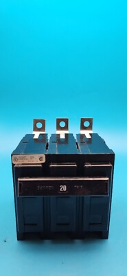 Eaton BAB3020H 20 Amp 3-Pole Bolt-on 240V Circuit Breaker Type BA ...