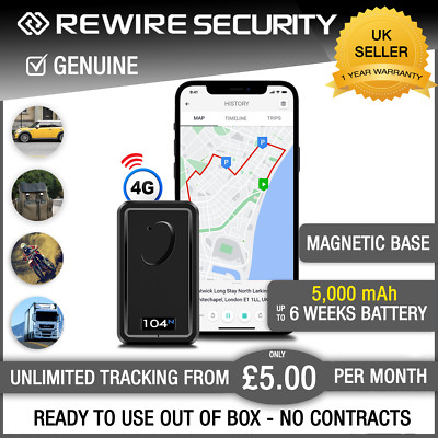 104N Magnetic GPS Tracking Device for Cars, Vans & Trailers - Long Battery Life | eBay UK