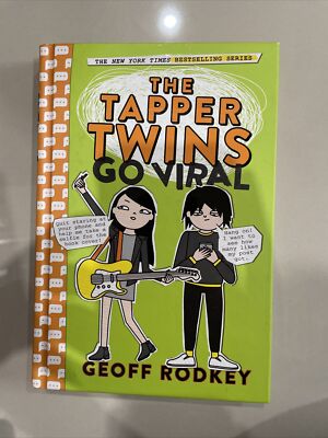 The Tapper Twins Go Viral by Geoff Rodkey Hard book Cover 9780316297844 ...