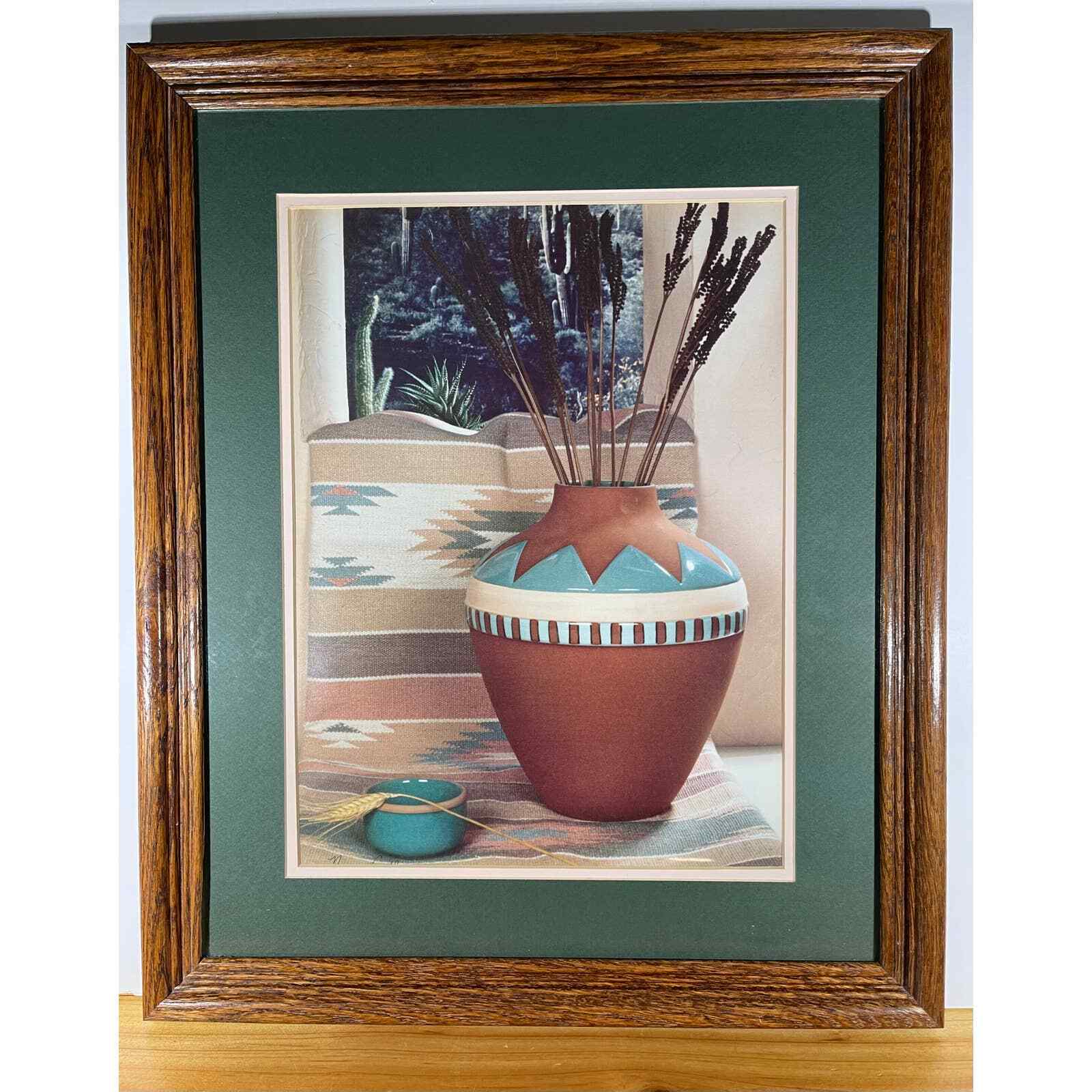 Southwestern Art Print By Nancy Cardlin 17 3/4" x 22" Framed And Matted ...