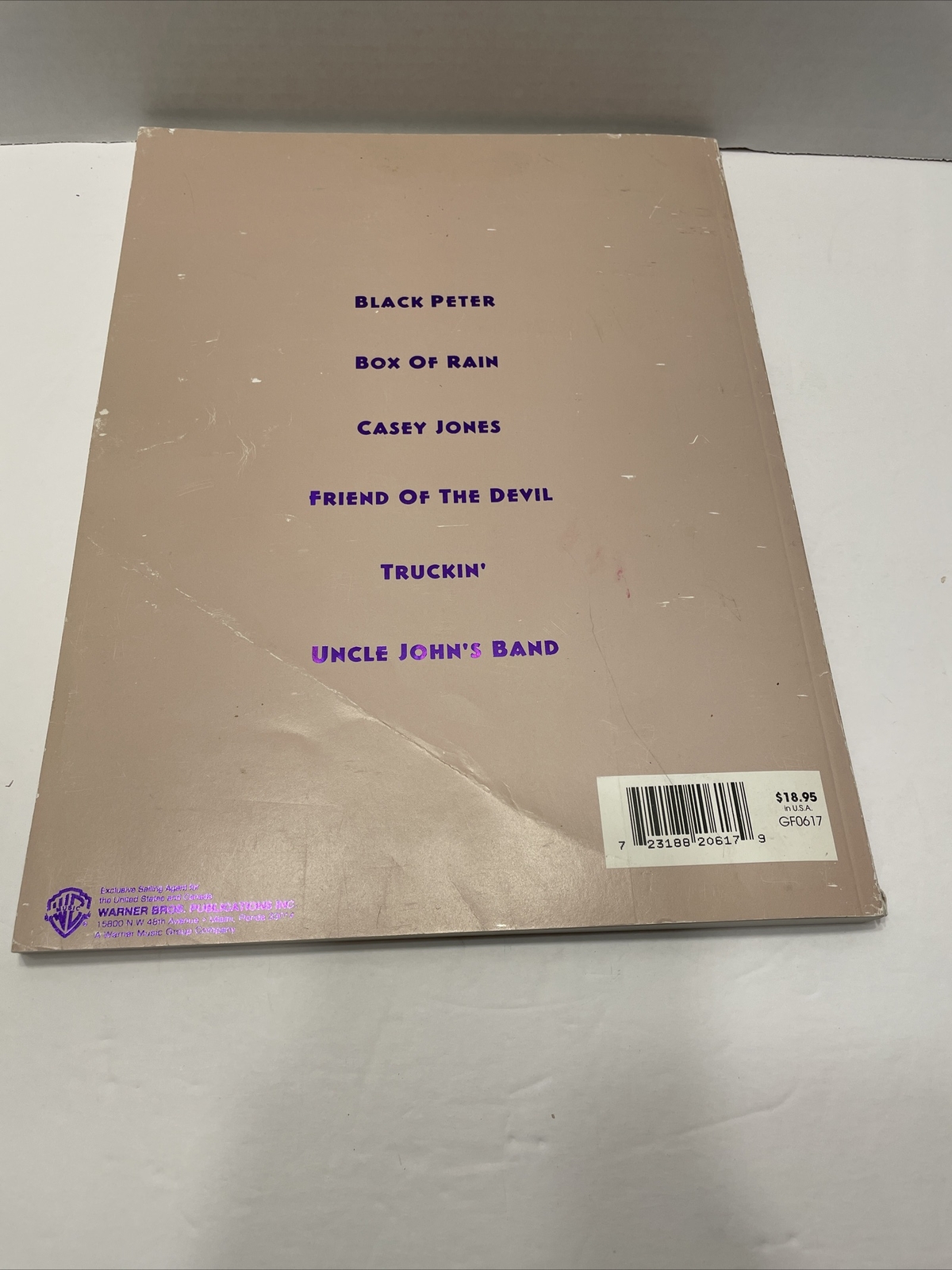 GRATEFUL DEAD Rock Legends Guitar Tab Edition Songbook Vintage | eBay
