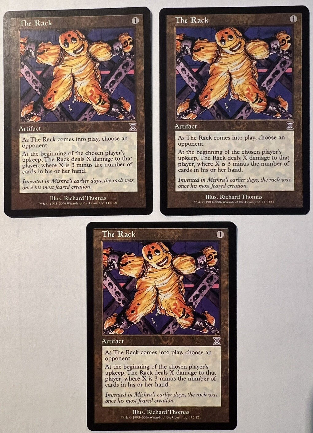 MTG The Rack-Timeshifted (3x) NM-M | eBay