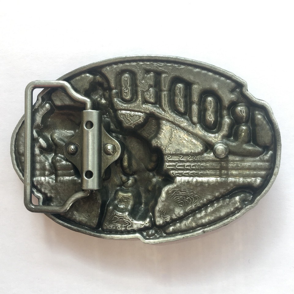 Rodeo Rider Belt Buckle Western Cowboy Native American Motorcyclist ...