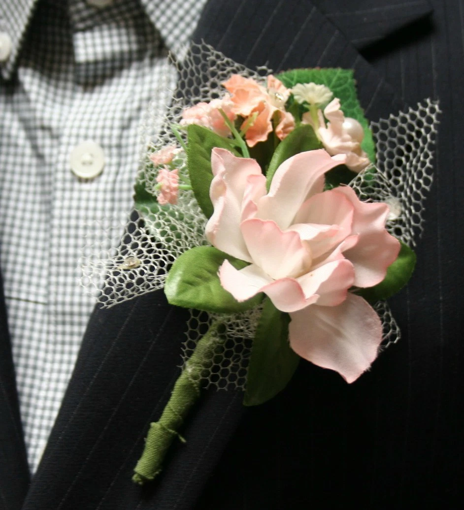 Light Pink Boutonniere