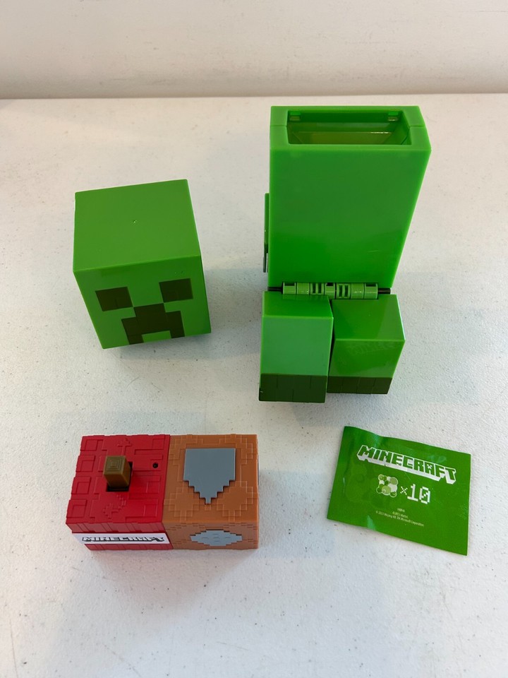 Minecraft In Hand Exploding RC Creeper Car Lights Sounds DLC Code 10 ...