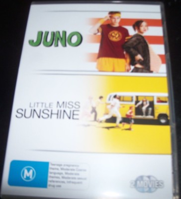 Juno / Little Miss Sunshine (Australia Region 4) 2 DVD – Like New ...
