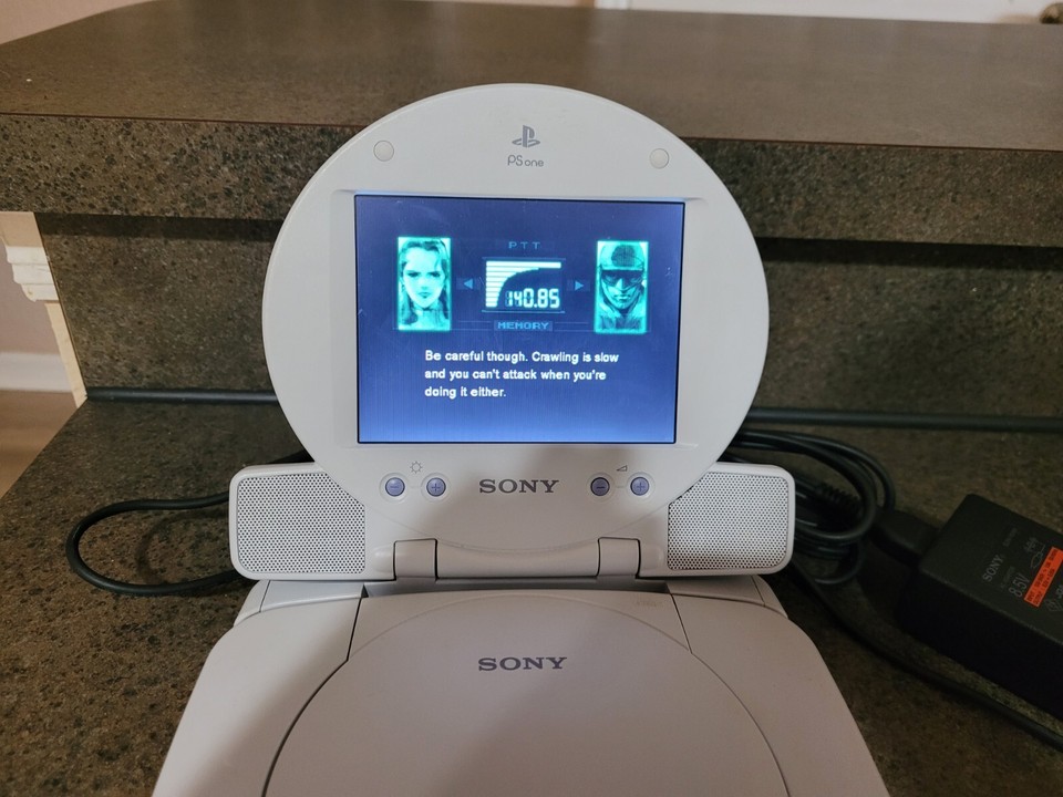 Original Sony PlayStation PSOne Console Bundle with LCD Screen- Tested ...