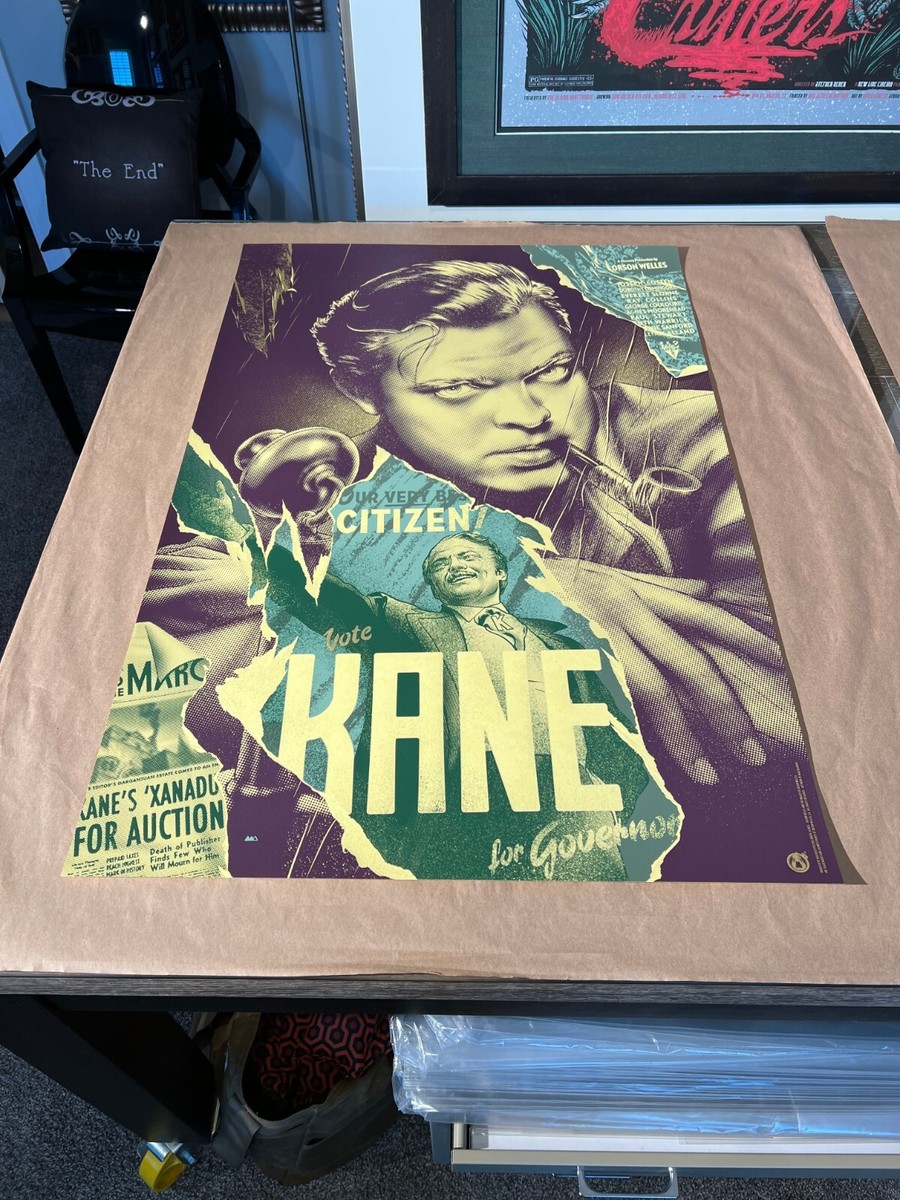 Citizen Kane Election Poster Citizen Kane Orson Welles Campaign Poster