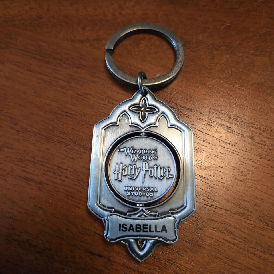 Harry Potter Keychain Wizard's World Universal Studios "Isabella" Spinning | eBay