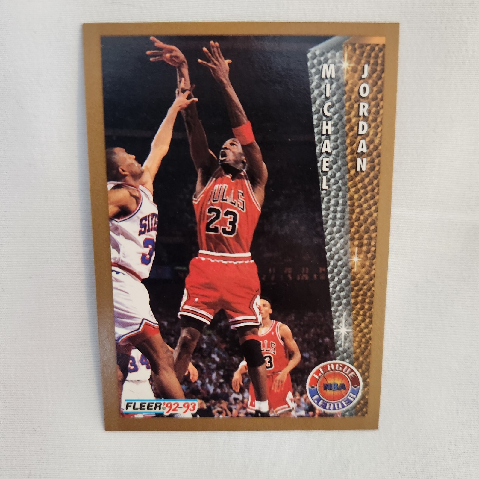 Michael Jordan Fleer 92-93 Basketball Chicago Bulls Scoring Leader #238 ...