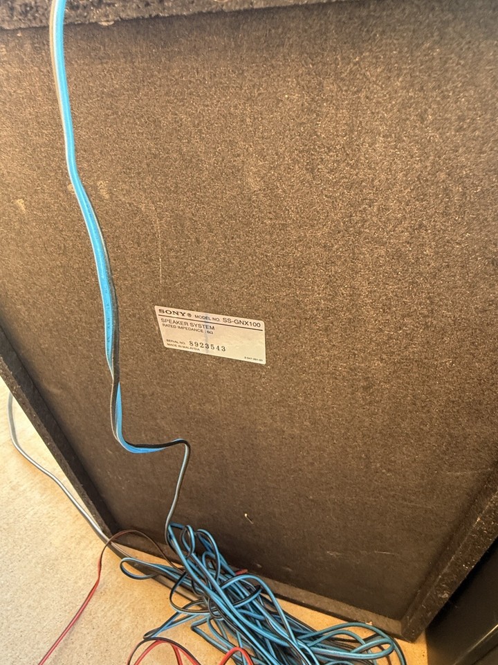 Sony MHC-LX10000 Mini Hi-Fi 4-Speaker Stereo System CD Changer 520W ...