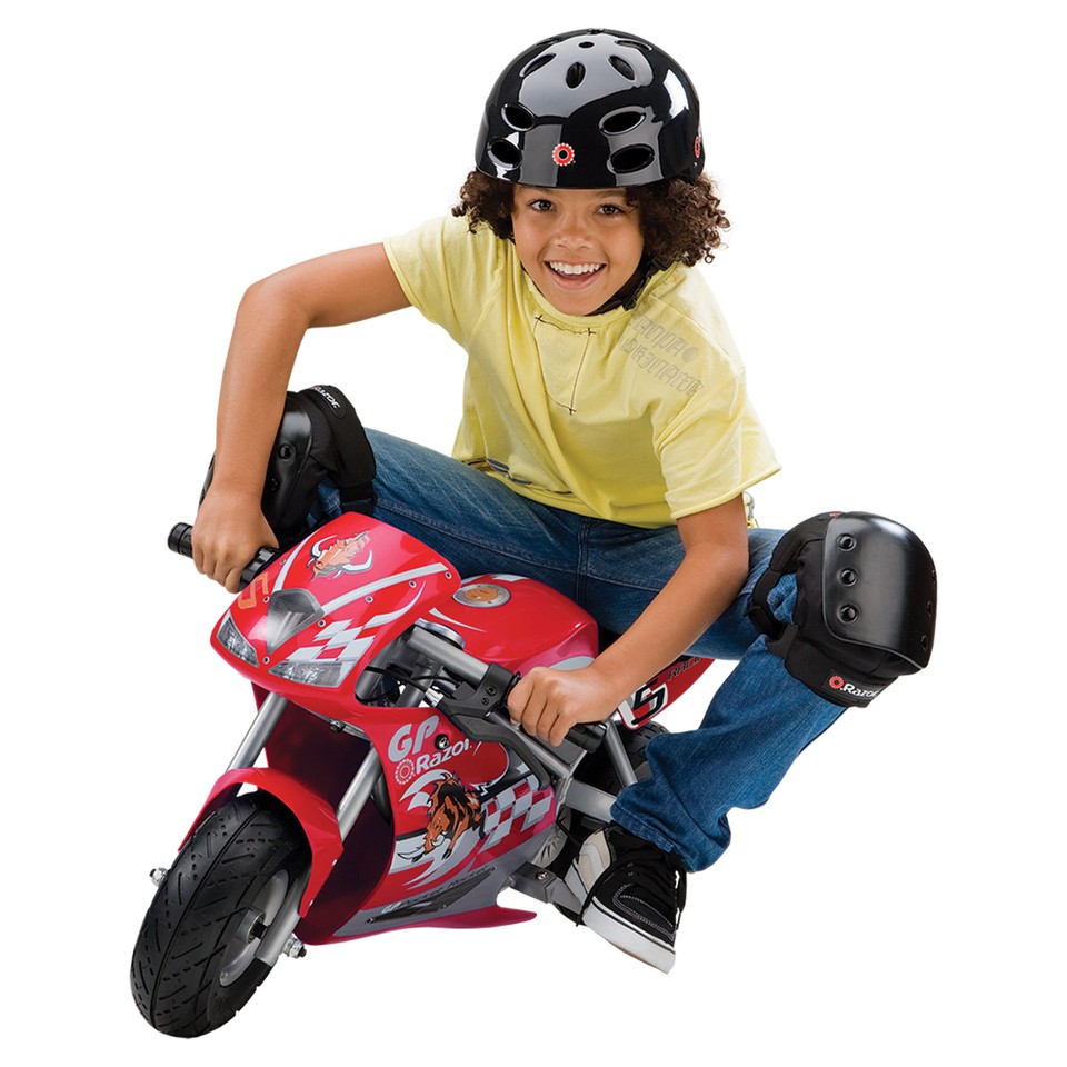 Razor Pocket Rocket 24V Mini Bike Electric Motorcycle Red (Lightly Used ...