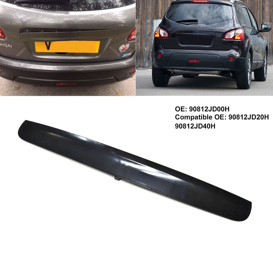 FOR NISSAN QASHQAI REAR TAILGATE BOOT LID HANDLE COVER TRIM 2007-2013 ...