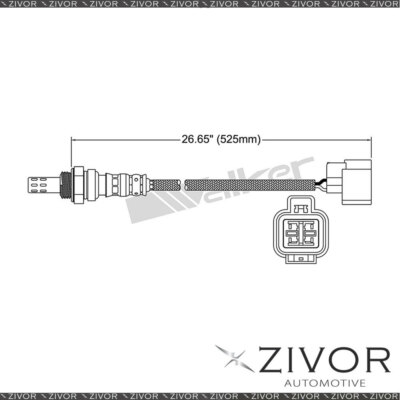 New WALKER Post Catalytic Oxygen Sensor For Kia Optima 2.0 G4KD 4 Cyl # ...