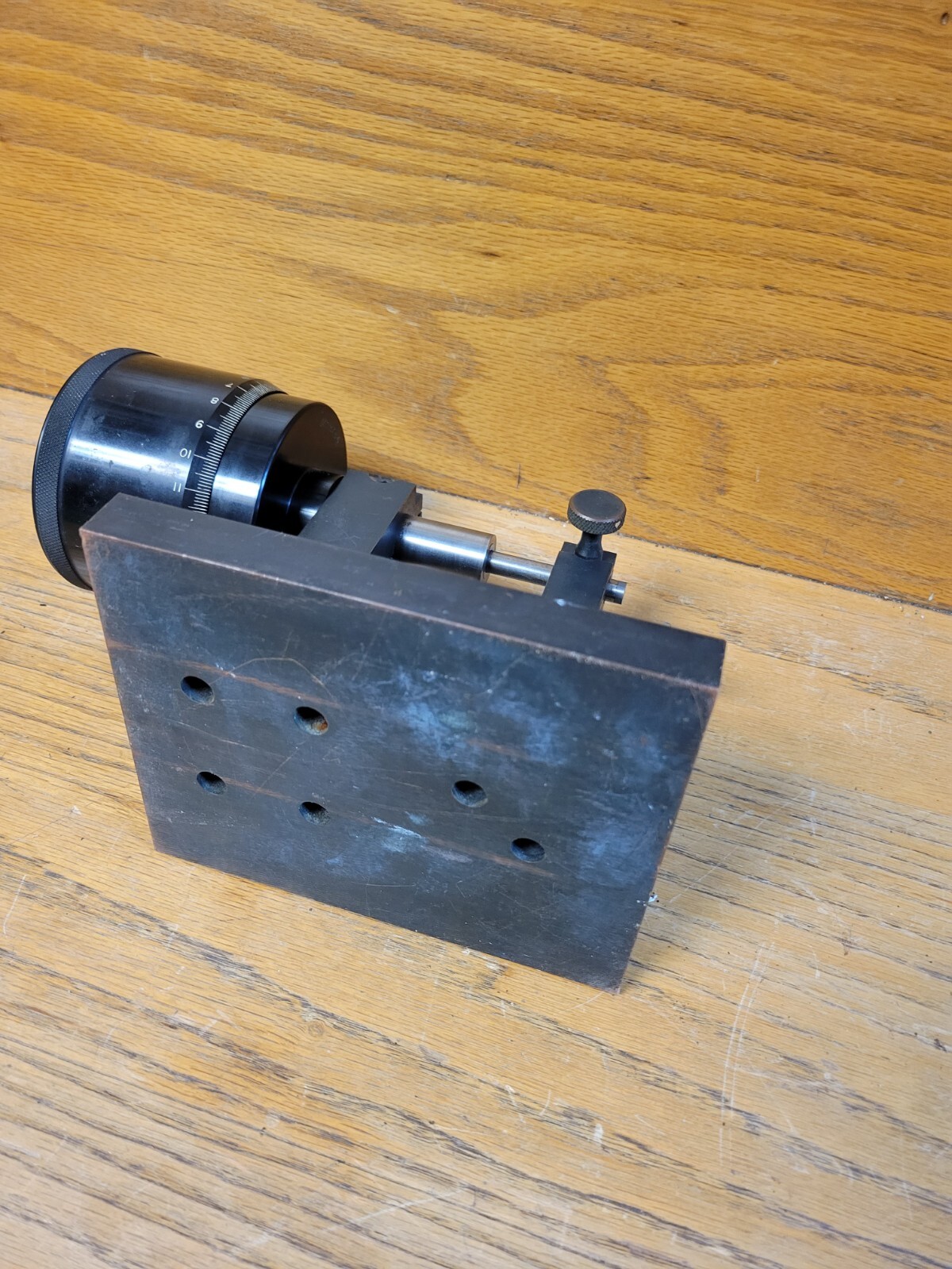 BOECKELER INSTRUMENTS Manual Micrometer On Custom Brass Base | eBay