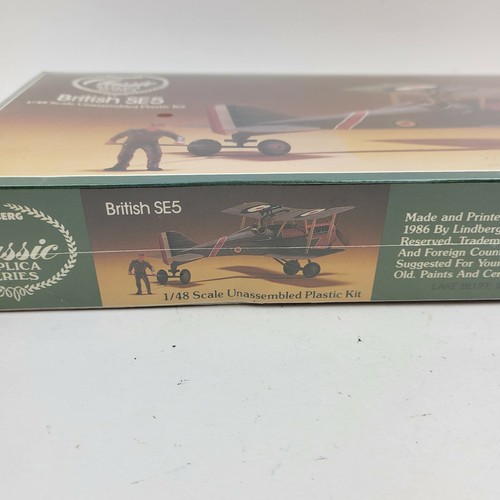 LINDBERG 1/48 SCALE BRITISH SE5 PLASTIC MODEL KIT | eBay